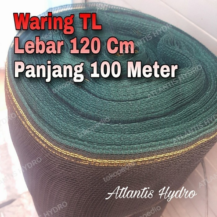 Jual Waring Hitam L 120 Cm/Jaring Ikan/Pagar Kebun Tanaman 1 Roll Murah ...