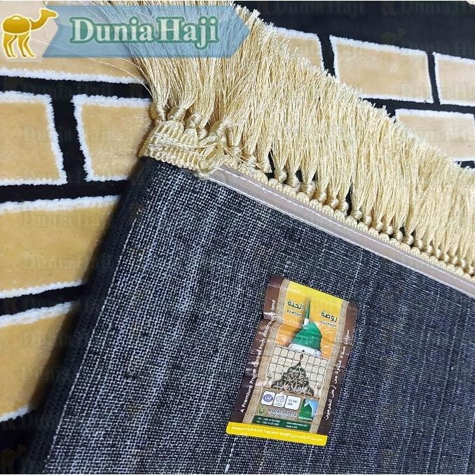 Jual Duniahaji Sajadah Mada Carpet Imam Jumbo Kiswah Tebal 8 MM Asli ...