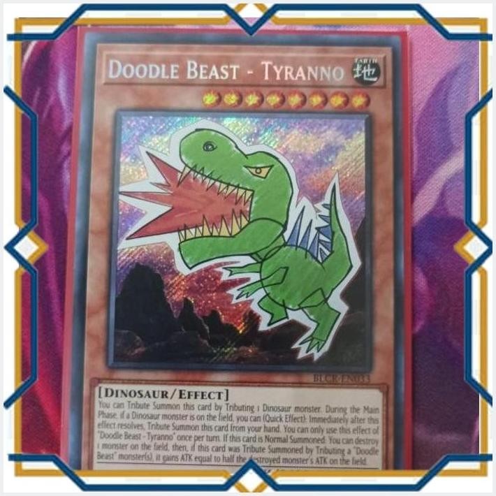 Jual [JUR] YUGIOH DOODLE BEAST TYRANNO - SECRET RARE BLCR ORIGINAL TCG ...