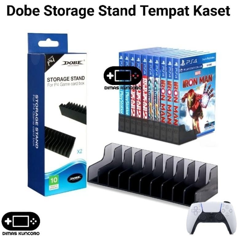 Jual Premium Dobe Storage Stand Tempat KASET game ps playstation 1 2 3 ...
