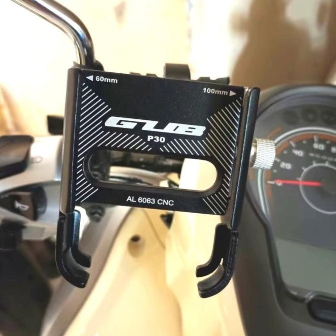 Jual Phone Holder Gub P30 Original - Holder Hp Motor Holder Hp Sepeda | Shopee Indonesia