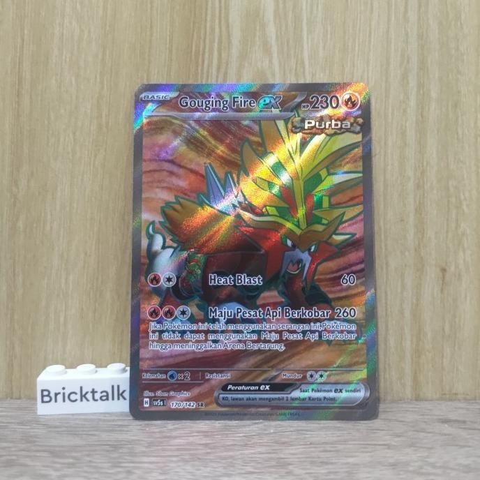 Jual GOUGING FIRE EX SR SV5S POKEMON TCG CARD HIGH QUALITY | Shopee ...