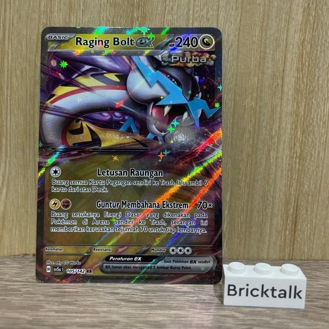 Jual RAGING BOLT EX SV5S POKEMON TCG INDONESIA PARADOKS ANDALAN KARTU ...