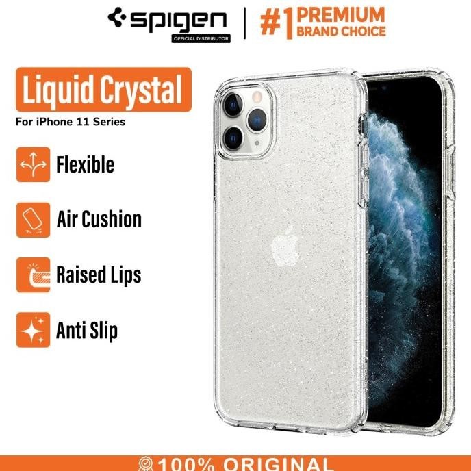Jual Case Iphone 11 Pro Max / Pro / 11 Spigen Liquid Crystal Glitter ...