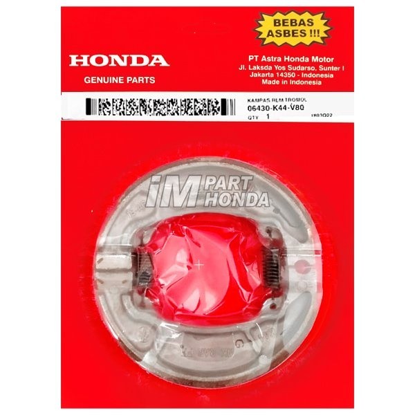 Jual 06430-K44-V80 Per & Kampas Rem Belakang Megapro Primus Monoshock ...