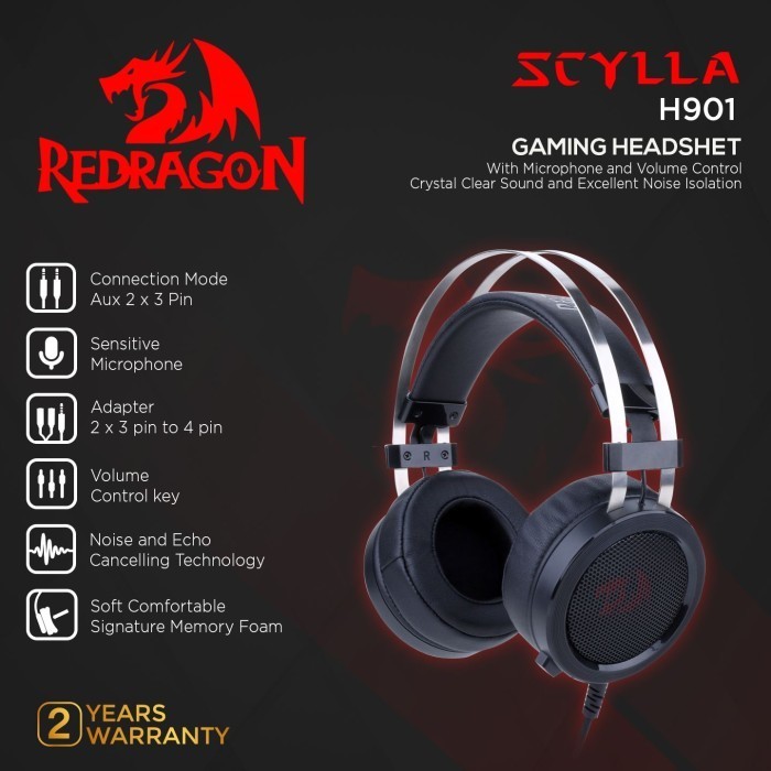 Jual Baru!! Re Headset AUX SCYLLA - H901 | Shopee Indonesia