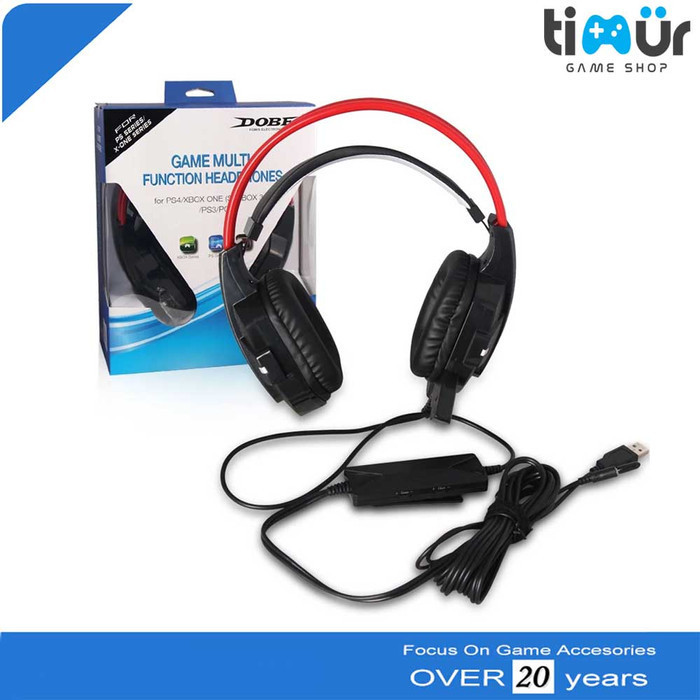 Jual Jual!! Multifunctional Headphones Stereo With Mic PS4 Super Bass DOBE | Shopee Indonesia