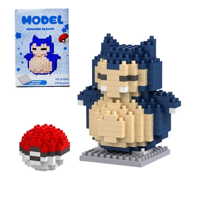 Jual YKO Blok Nano Seri Pokémon Mini Block Bricks Toys Pikachu DIY ...