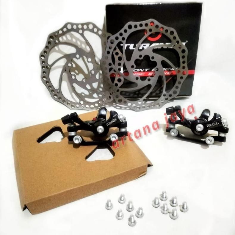 Jual disc brake / rem cakram sepeda set + kabel pacific 175cm cocok ...