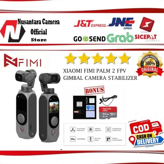Jual XIAOMI FIMI PALM 2 KAMERA 4K HD GIMBAL POCKET STABILIZER ...