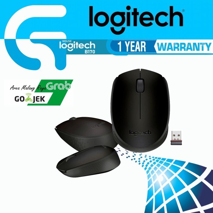 Jual Logitech B170 Wireless Mouse Original Garansi Resmi Logitech ...