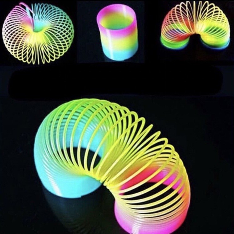 Jual SPRING RAINBOW LED - Mainan per lampu spiral magic penghilang ...