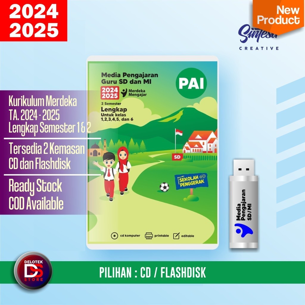 Jual CD & FLASHDISK PERANGKAT PEMBELAJARAN RPP MODUL AJAR KURIKULUM MERDEKA MAPEL PAI KELAS ...