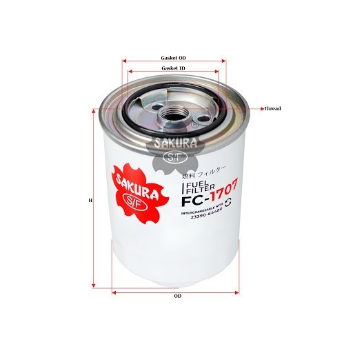 Jual New Asli Filter Solar Ford Ranger Everst Tdi Mazda Bt 50 Sakura Fc ...