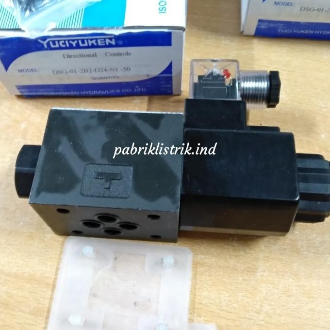 Jual [ Bv ] Directional Valve Hydraulic Dsg 01 2B2 D24 N1 50 Yuci Yuken Original !! Ready ...