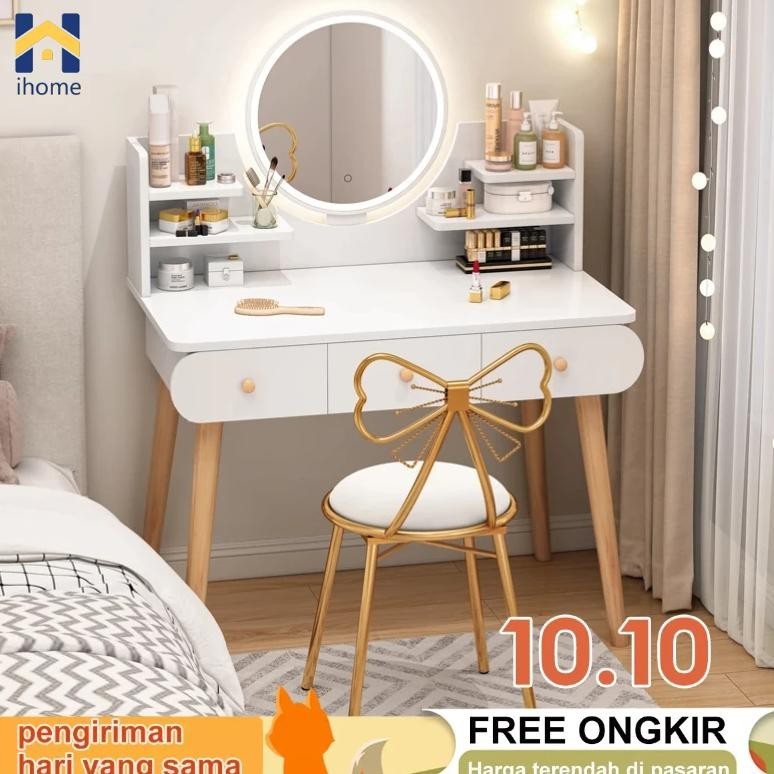 Jual Meja Rias Minimalis Meja Rias Lampu LED Meja Rias Put Meja Rias ...