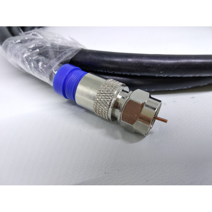 Jual Kabel Antena Rg6 Belden Sudah Dipasang Konektor F Compress 30Meter | Shopee Indonesia