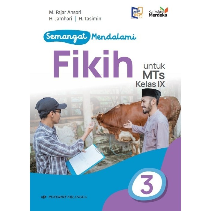 Jual BUKU ERLANGGA (BARU & ORI) SEMANGAT MENDALAMI FIKIH MTS KELAS 9 KURIKULUM MERDEKA | Shopee ...