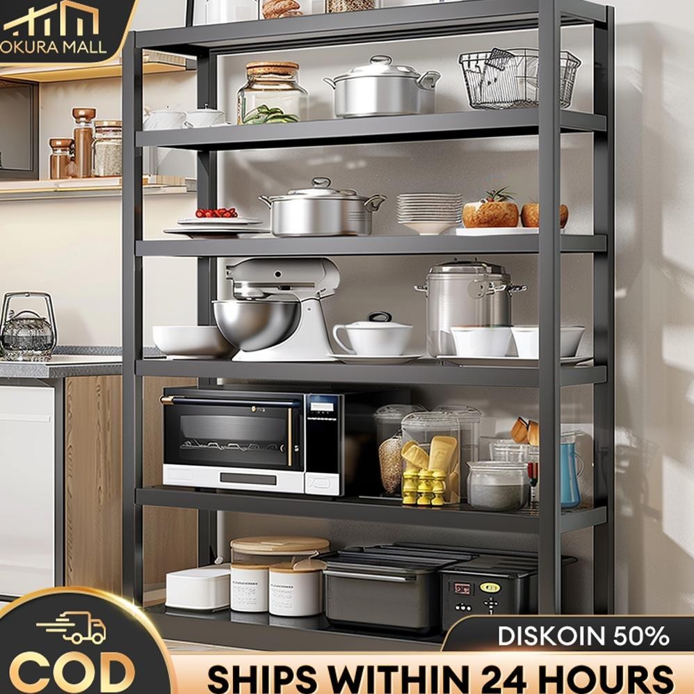 Jual Rak Dapur Kabinet Almari Dapur Kitchen Organizer Storage Rack ...