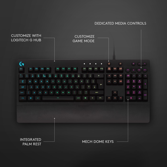 Jual Logitech G213 Prodigy Keyboard Gaming Rgb Lighting | Shopee Indonesia