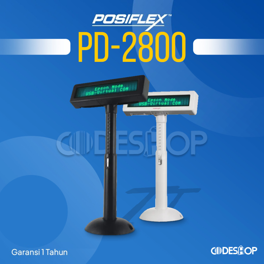 Jual Customer Display Kasir POSIFLEX PD2800 Supermarket | Shopee Indonesia