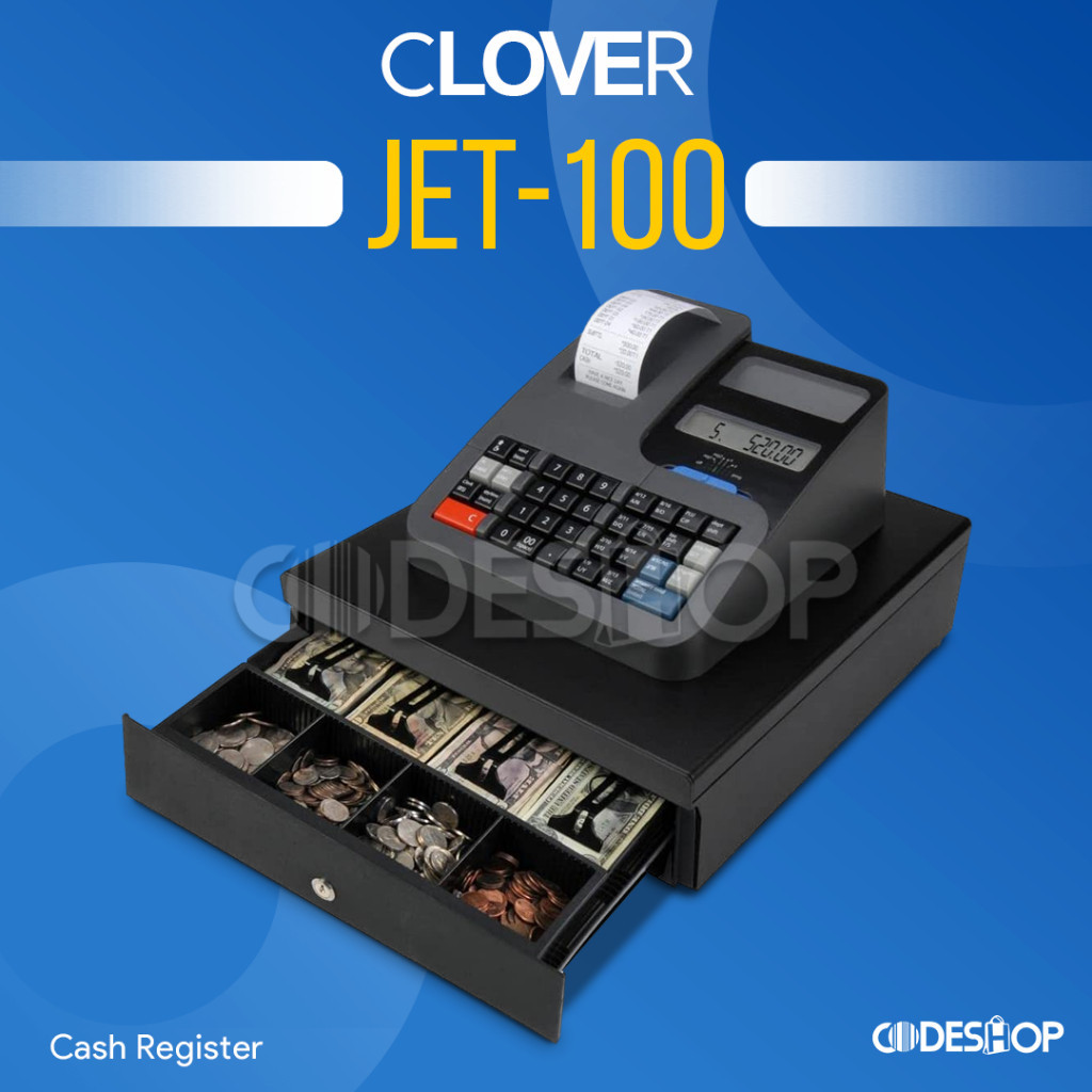 Jual Cash Register Clover Jet-100 Mesin Kasir All in One | Shopee Indonesia