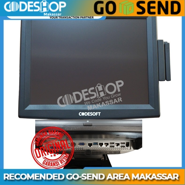 Jual MESIN KASIR ALL IN ONE POS TERMINAL TOUCHSCREEN CODESOFT TCP-9015 ...