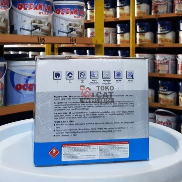 Jual Cat Epoxy Propan Multipox Mx-99 1 Set Warna Clear Gloss | Shopee ...