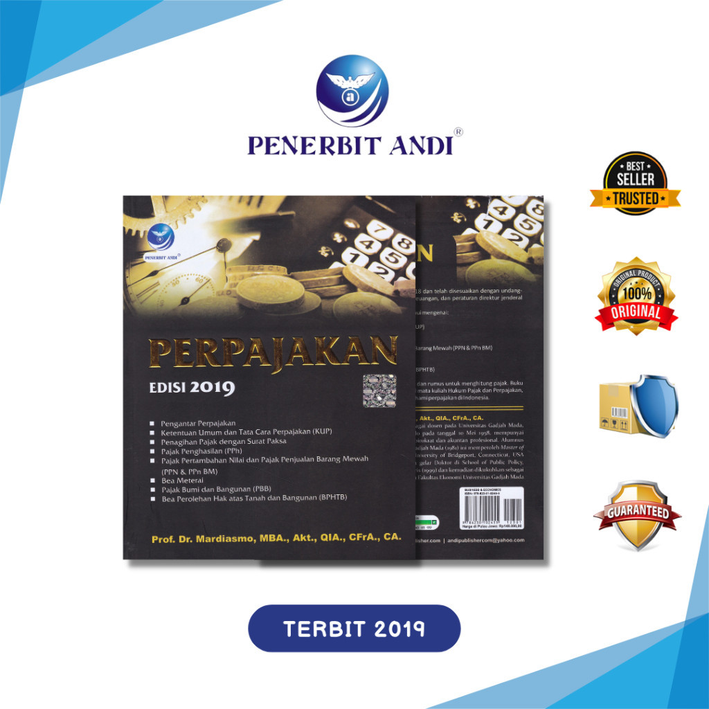 Jual Penerbit Andi - Buku Perpajakan Edisi 2019 - Prof. Dr. Mardiasmo ...