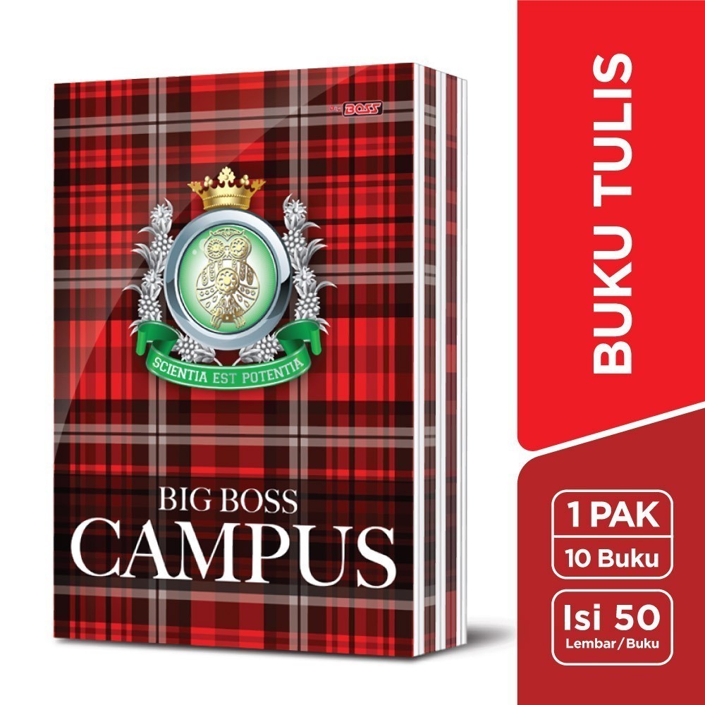 Jual [Avjaya Stationery] BigBoss Campus Buku Tulis 50 Lembar - BBO EB 50 CAM | Shopee Indonesia