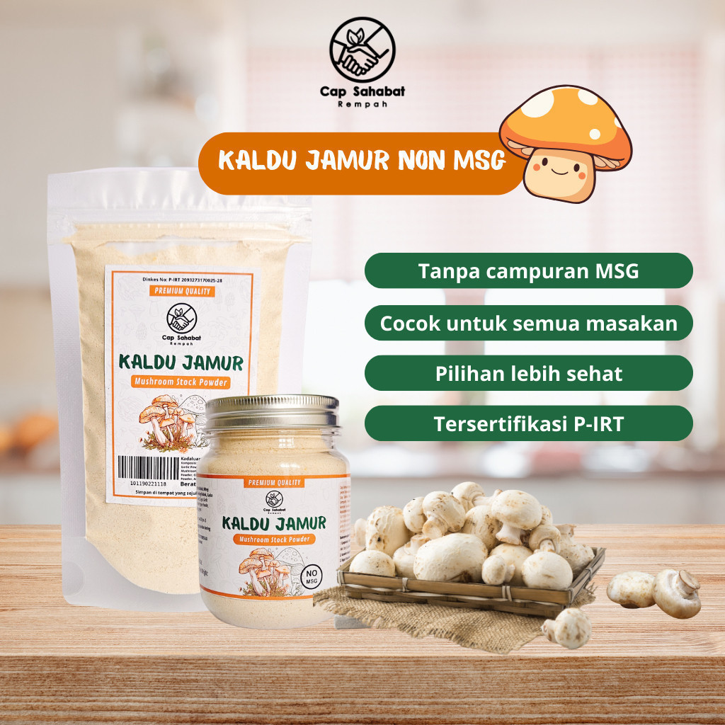 Jual Kaldu Jamur No MSG / Kaldu Ayam No MSG / Totole / Rempah / JSR 100 ...
