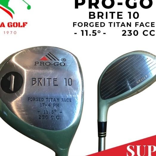 Jual Sti Golf Driver Wood Progo Brite 10 Graphite Shaft Flex R | Shopee ...