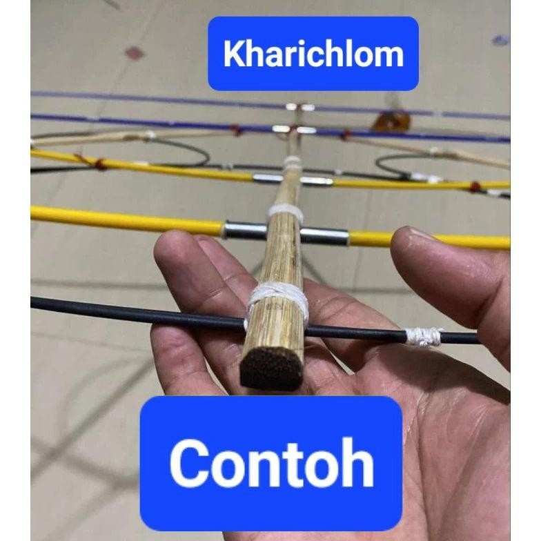 Jual Beli 2 Murah Blank Fiber Joran Padat 4Batang Bahan Sayap Layangan ...