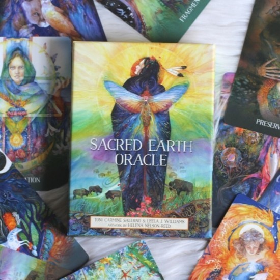 Jual Terbaru Sacred Earth Oracle Deck By Blue Angel Tarot Oracle Deck ...