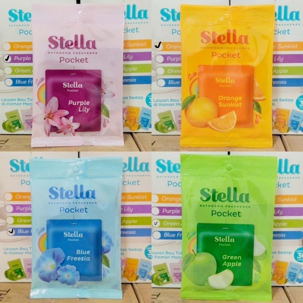Jual PENGHARUM RUANGAN DAN KAMAR MANDI STELLA POCKET BATHROOM FRESHENER ...