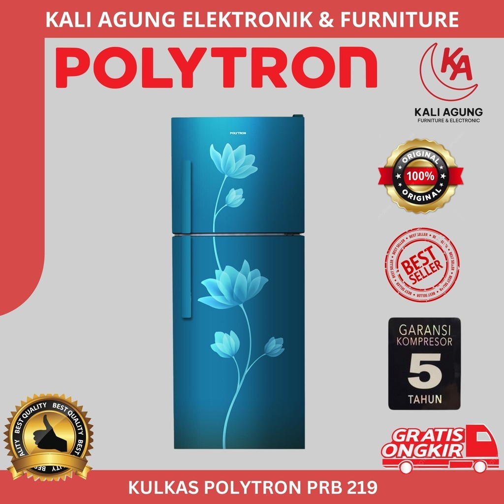 Jual KULKAS POLYTRON 2 PINTU / PRB 219 / GRATIS PENGIRIMAN SERANG KOTA ...