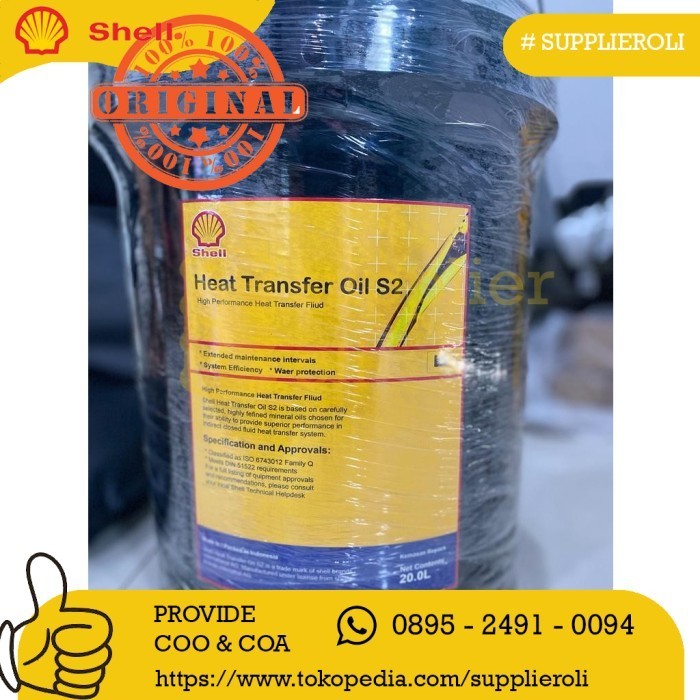 Jual Masih! Oli Shell Heat Transfer Oil S2 (Hto) Original Berkualitas ...