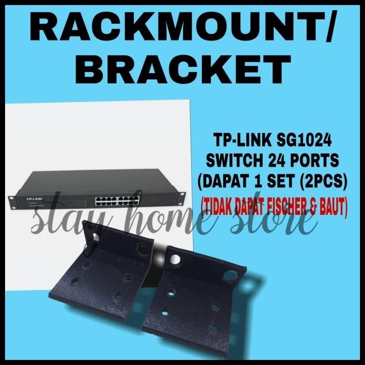 Jual BEST DEAL BRACKET RACKMOUNT TL-SG1024 SWITCH 24 PORT !! | Shopee ...