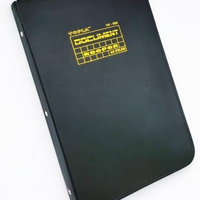 Jual Topla Dk888 Document Keeper Display Book Zipper Bag Map Kulit ...