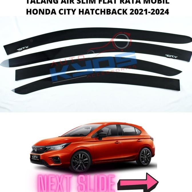 Jual Talang Air Slim Flat Rata Mobil Honda City Hatchback Slim Flat ...