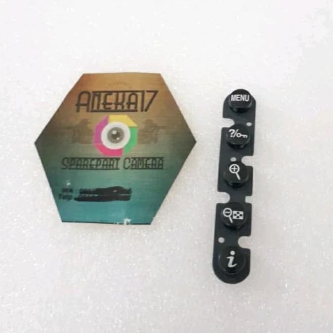 Jual Karet Rubber key menu tombol button keypad menu for Nikon D750 ...