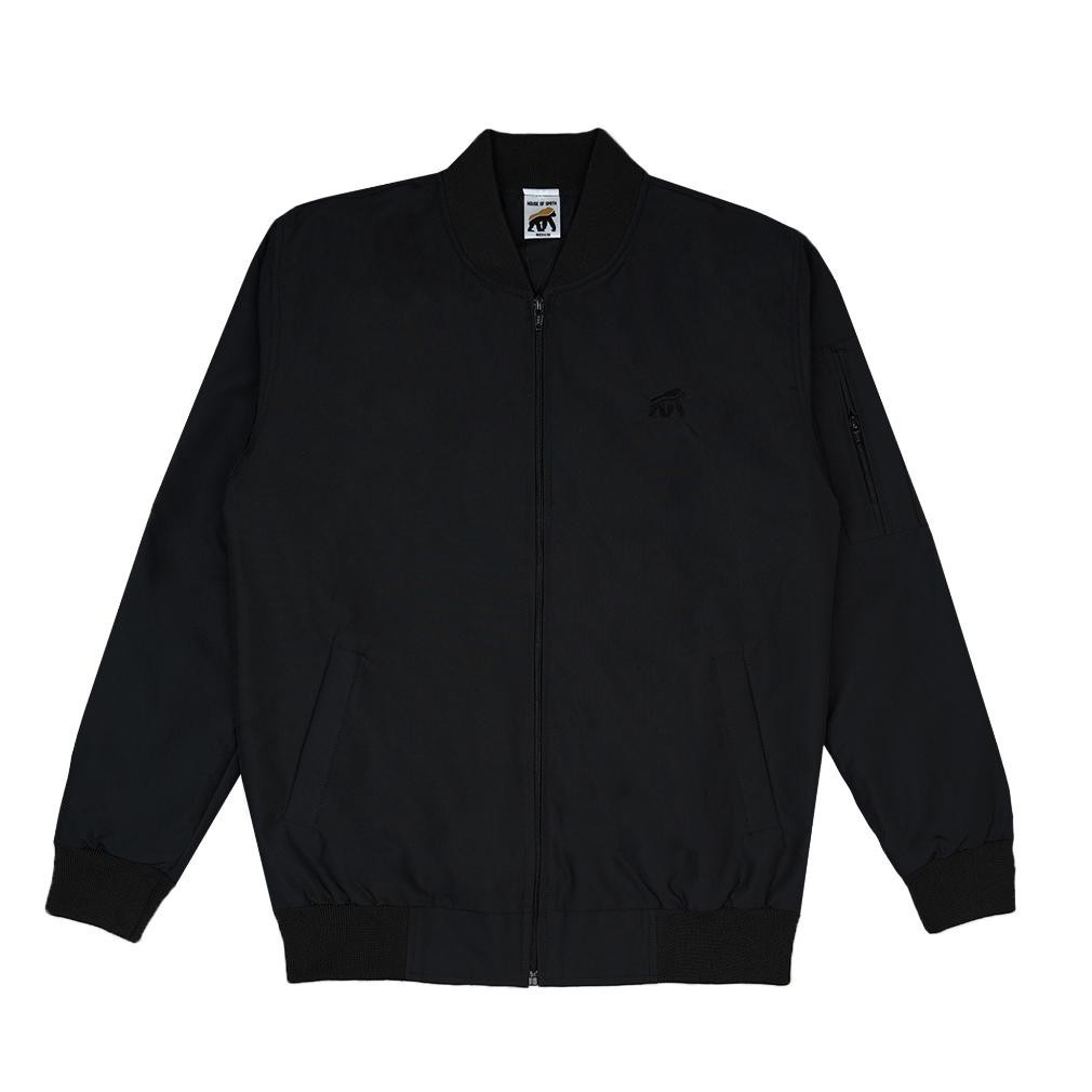 Jual Jaket Pria Keren Bomber Pria Bomith Black 3 Jacket | Shopee Indonesia