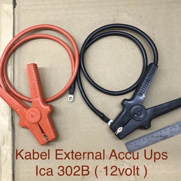 Jual Kabel External Accu Aki Luar UPS ICA 302B Kabel Capit Aki 12volt 12v | Shopee Indonesia