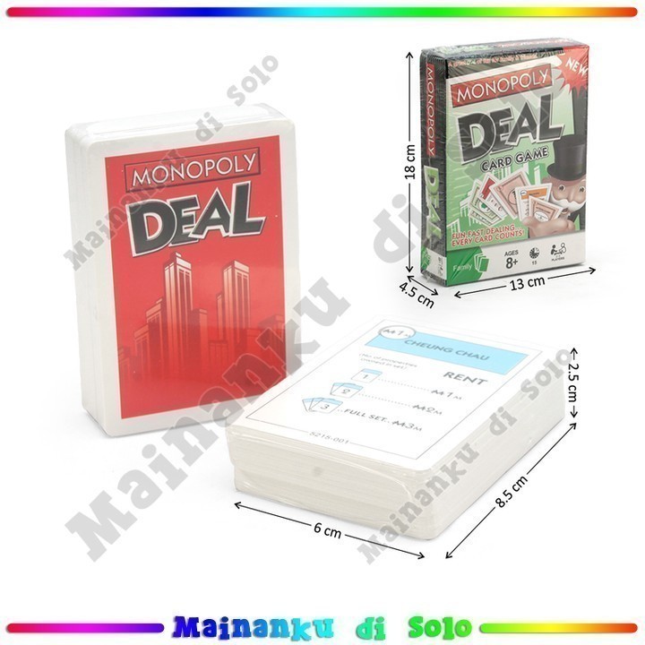 Jual [Mainanku] Kartu Monopoly Deal Permainan Kartu Card Game | Shopee ...