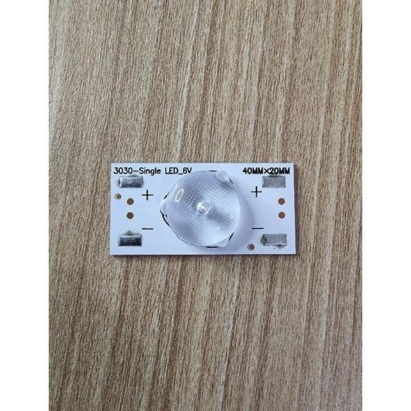 Jual LAMPU BACKLIGHT LED TV 1 MATA 3 VOLT | Shopee Indonesia