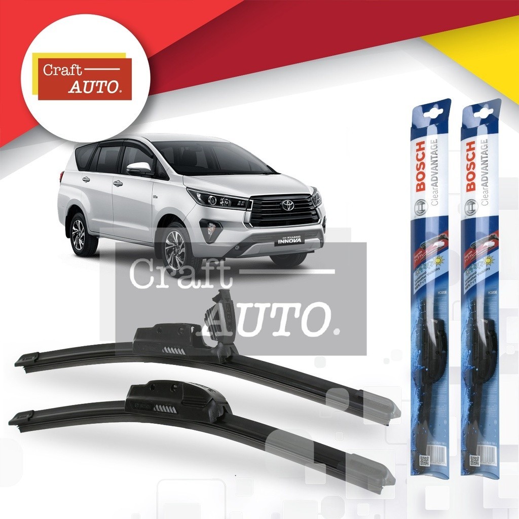 Jual Wiper Mobil Frameless Toyota Kijang Innova Reborn Ukuran 26" & 16 ...