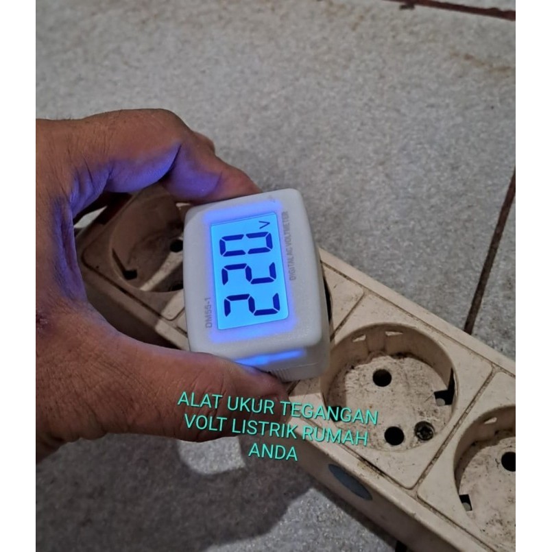 Jual ORIGINAL VOLTMETER ALAT UKUR TEGANGAN VOLT LISTRIK RUMAH TES PEN ...