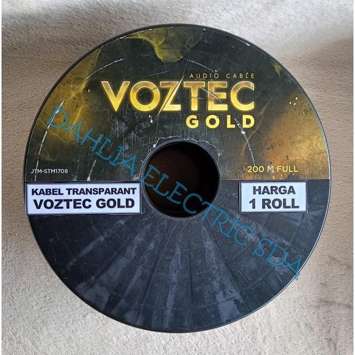 Jual Produk Terbaik] KABEL TRANSPARANT SERABUT VOZTEC GOLD BERKUALITAS ...