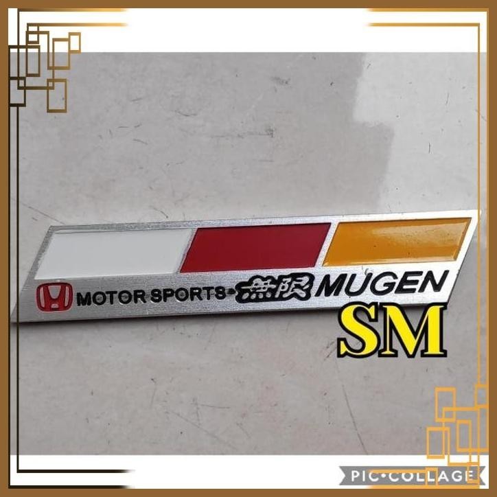 Jual [LBR] SATU BUAH EMBLEM MUGEN KOTAK ALUMUNIUM | Shopee Indonesia