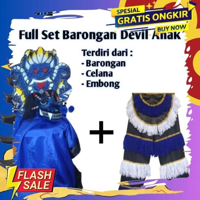 Jual BARONGAN DEVIL FULL SET TODAY | Shopee Indonesia